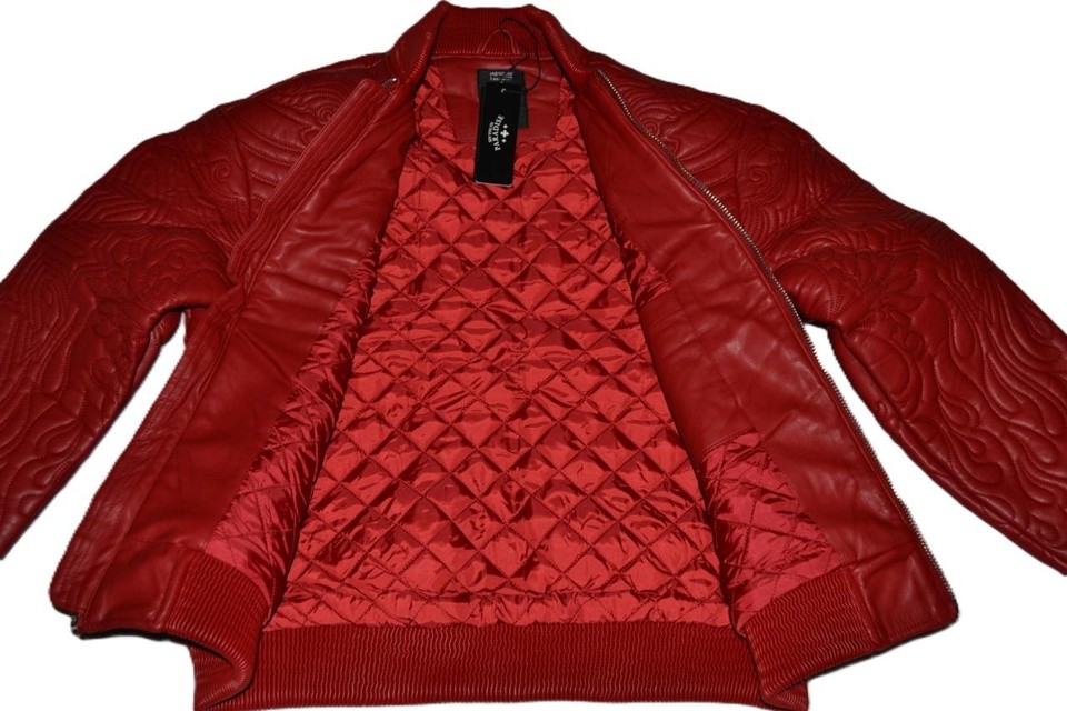 SEE YOU IN PARADISE JORDAN CRAIG Sinister Bomber Jacket RED NWT ALL ...