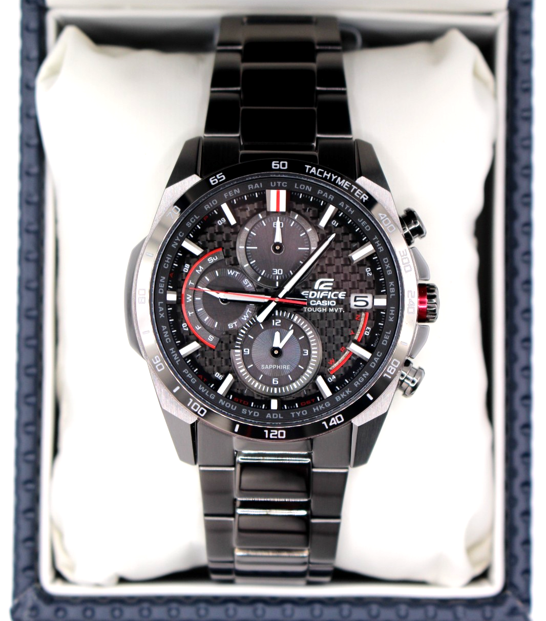 CASIO EDIFICE EQW-A2000DC-1AJF Carbon Dial Sport Solar Radio Atomic ...