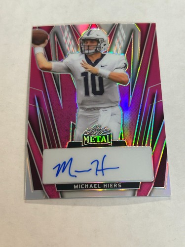 2024 LEAF METAL MICHAEL HIERS 2/7 PINK ROOKIE AUTO SSP SAMFORD A4 | eBay