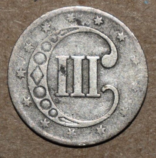 1852 Silver Three Cent Trime | eBay