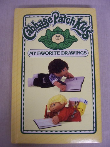 CABBAGE PATCH KIDS MY FAVORITE DRAWINGS BOOK GREAT CONDITION | eBay