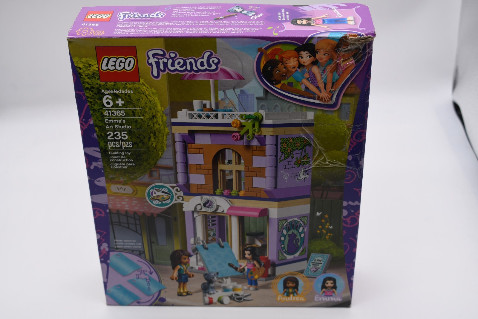 LEGO Friends #41365 EMMA'S ART STUDIO - SEALED - DAMAGED BOX ...