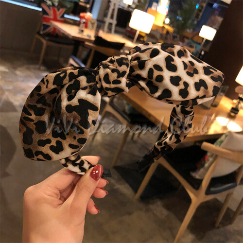 Fashion Korean Style Rabbit Bunny Ears Ribbon Scarf Hair Tie Wrap Bow ...