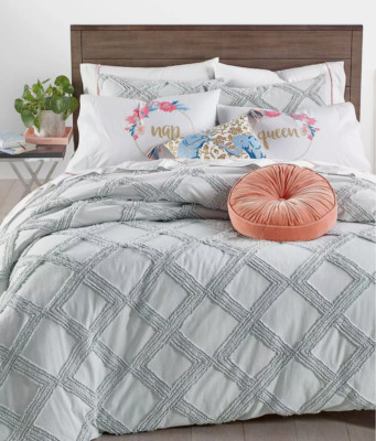 Whim Martha Stewart Chenille Trellis 2PC Comforter Set Twin/Twin XL ...