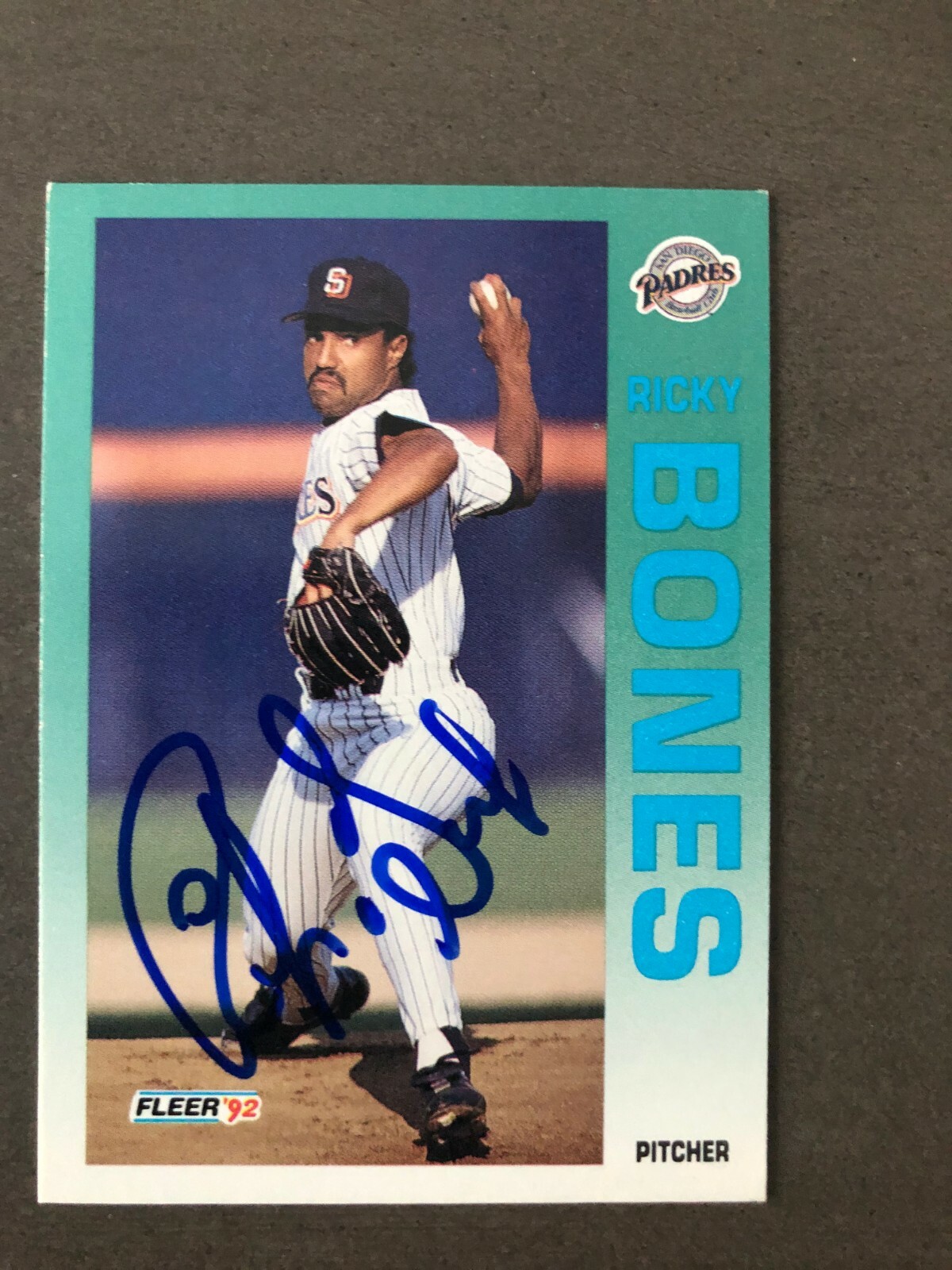 San Diego Padres RICKY BONES autographed 1992 Fleer | eBay