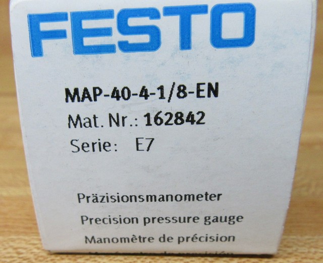 Festo MAP-40-4-1-1/8-EN Gauge MAP404118EN (Pack of 3) for sale online ...