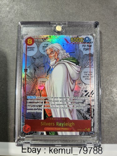 One Piece CCG Silvers Rayleigh (Parallel) (Manga) OP08-118 Two Legends ...