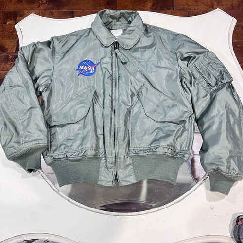 Flyer's Cold Weather Nomex CWU-45/P Bomber Jacket Large US Army W/ NASA ...