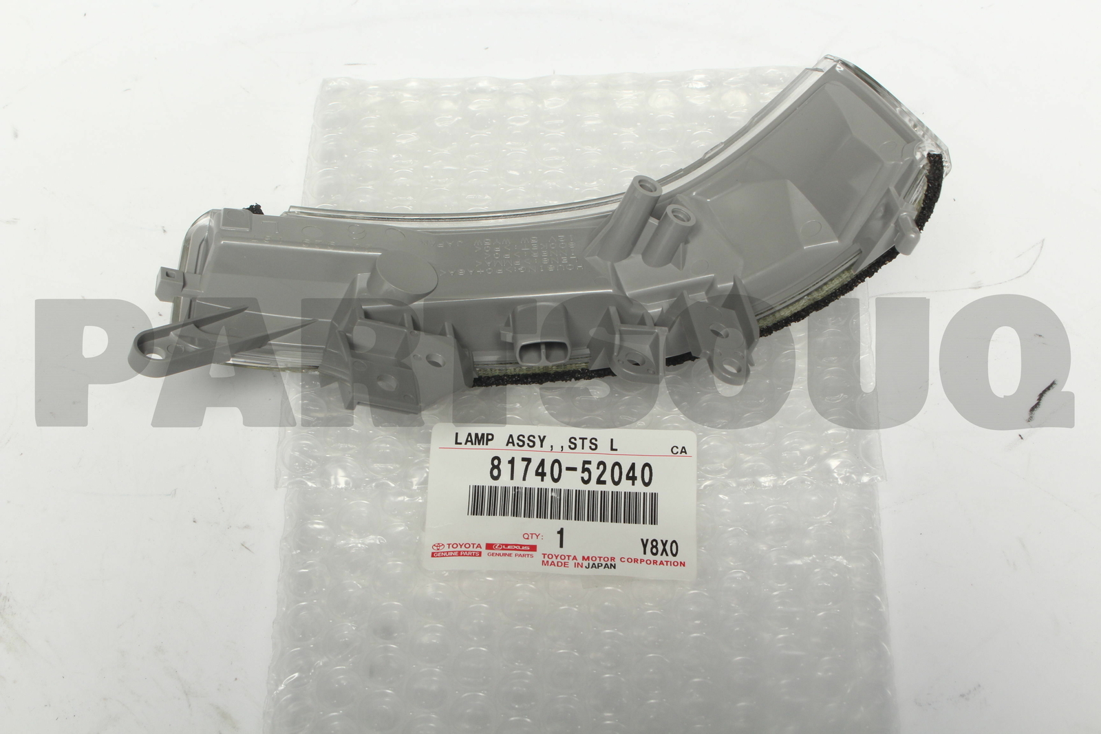 8174052040 Genuine Toyota LAMP ASSY, SIDE TURN SIGNAL, LH 81740-52040 ...