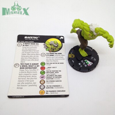 Heroclix The Mighty Thor set Maestro #056 Super Rare figure w/card! | eBay