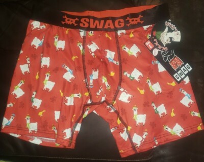 Swag Boxer Briefs Underwear Falalala Llama NWT Men's L | eBay