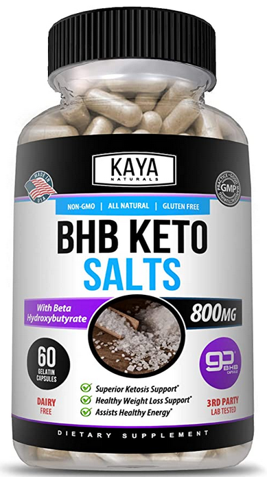 Kaya Naturals KNBHB60 Keto Diet Supplement for Weight Loss 800mg - 60 ...