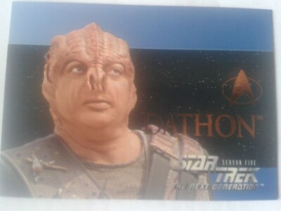 Star Trek TNG Season 5 - 1996 Skybox - Foil-Embossed Card S28 Dathon 1: ...
