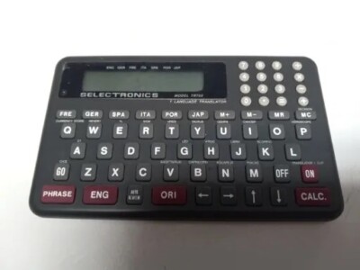 Selectronics 7 Language Translator Pocket Size Used Works | eBay