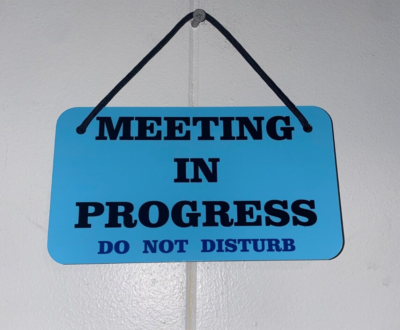 Meeting Sign