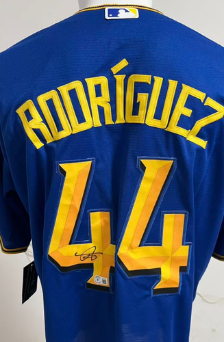 Julio Rodriguez Signed Custom Jersey Autograph COA XL | eBay
