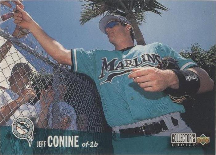 1996 Upper Deck Collector's Choice - Jeff Conine #555 for sale online ...