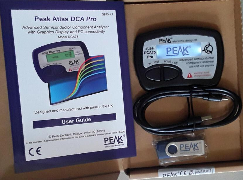 Peak DCA75 Pro Latest Advanced Semiconductor Analyzer w Curve Tracing ...