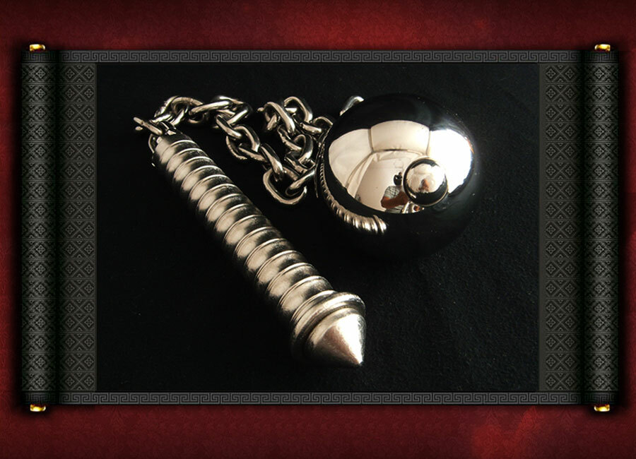 Martial Arts Hammer Meteor Hammer Kung Fu Stainless Steel Chain Whip | eBay