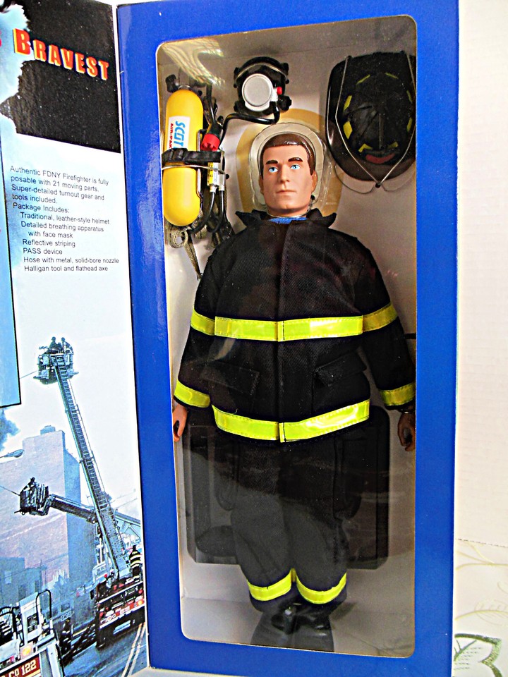FDNY Firefighter Action Figure 2001 - Fire Zone | eBay