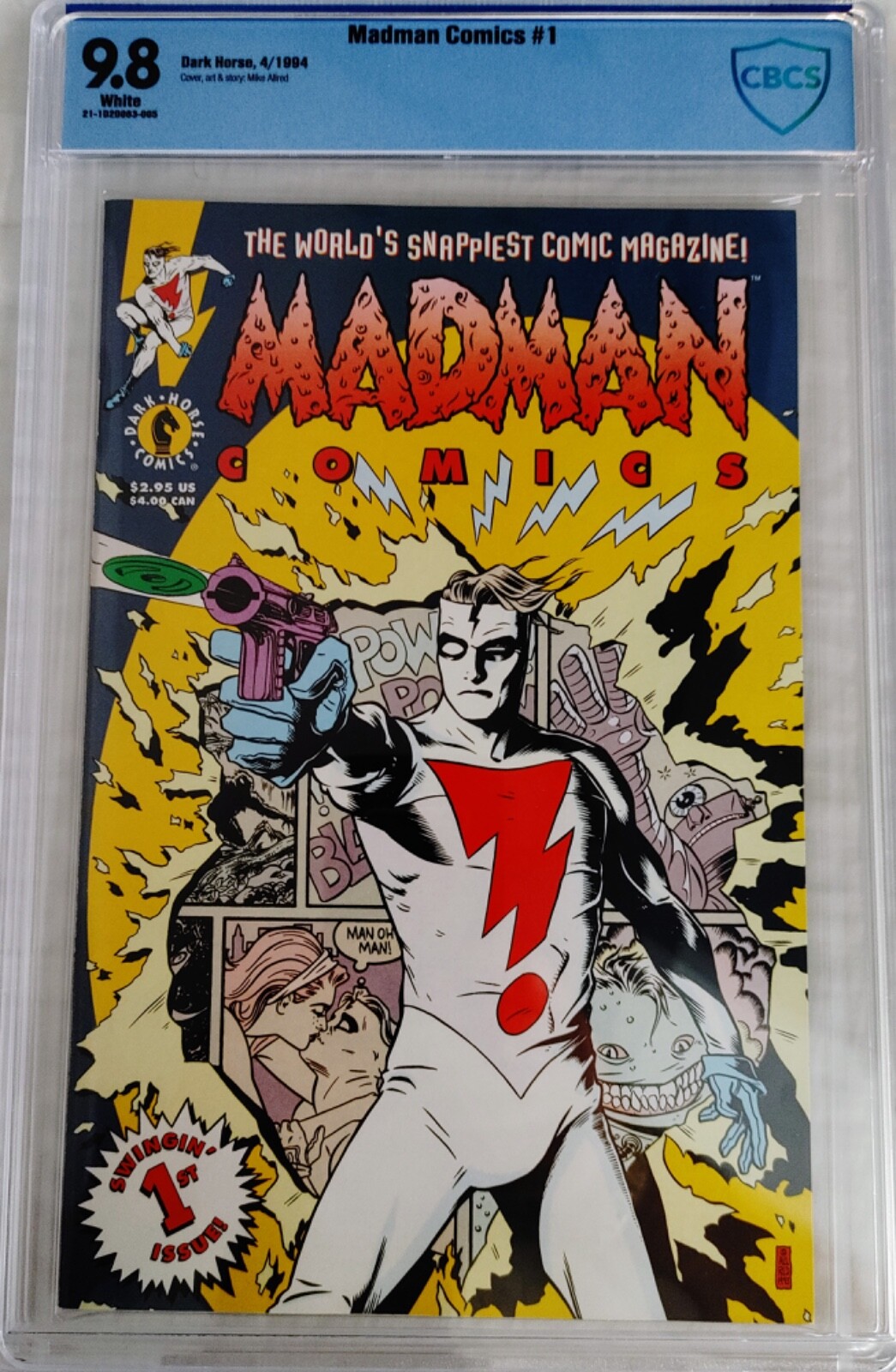 MADMAN COMICS #1 CBCS 9.8 KEY 1’ST FIRST DARK HORSE ISSUE not CGC PGX ...