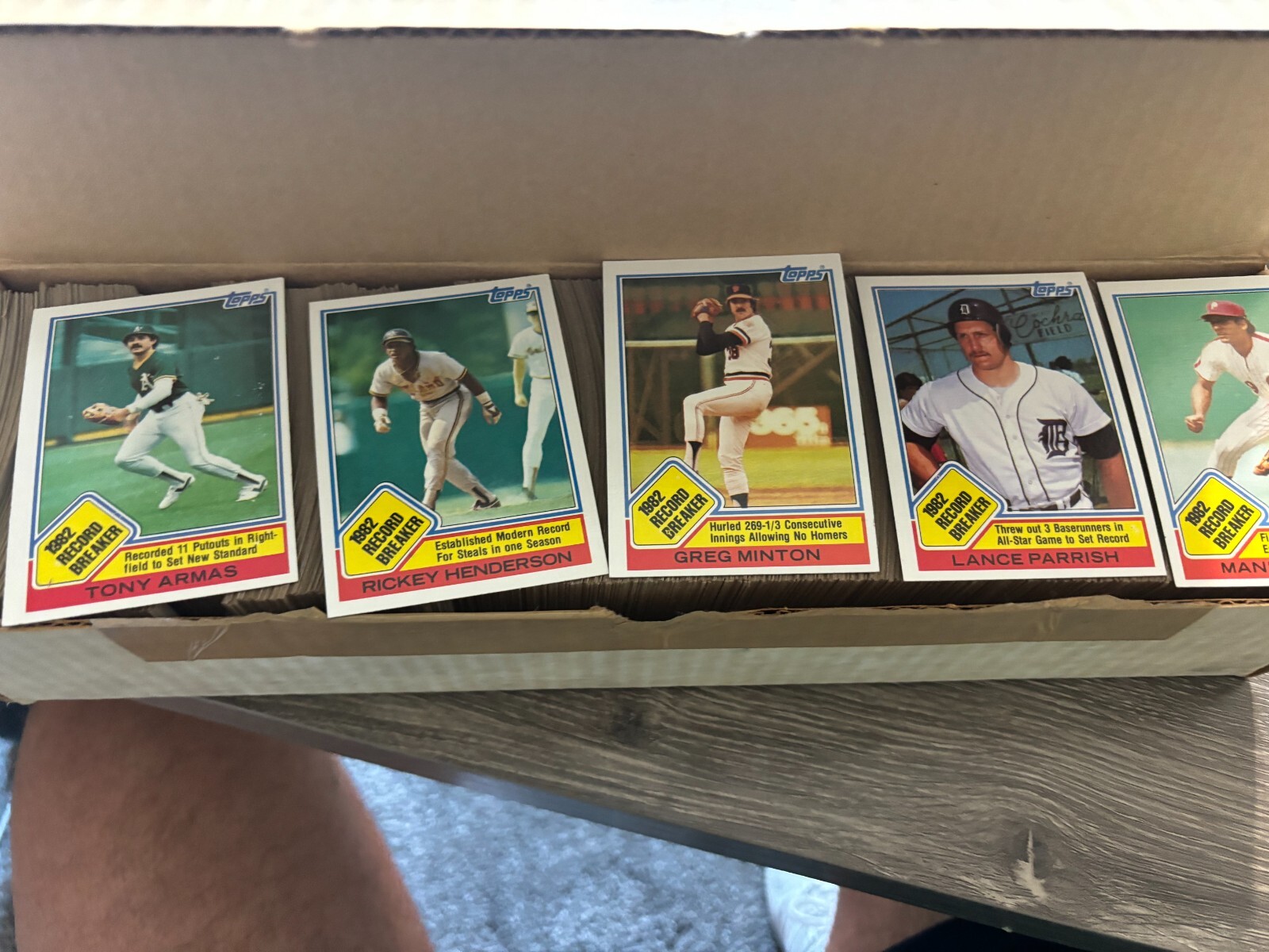 1983 Topps Baseball Complete Set (Cards 1-792) NM-MT ~ Boggs, Gwynn ...