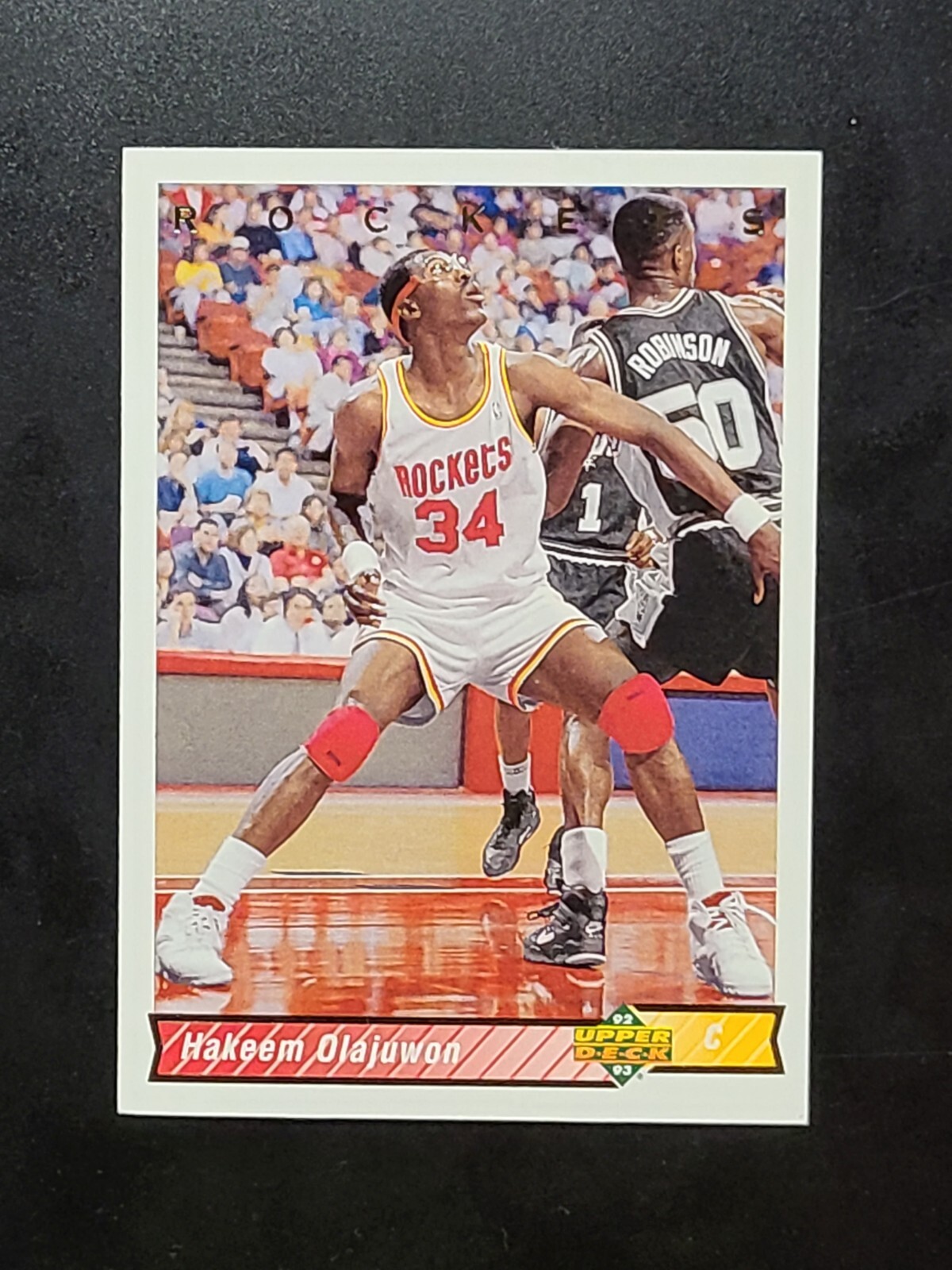 Hakeem Olajuwon - 1992-1993 Upper Deck - Houston Rockets - Base Set ...