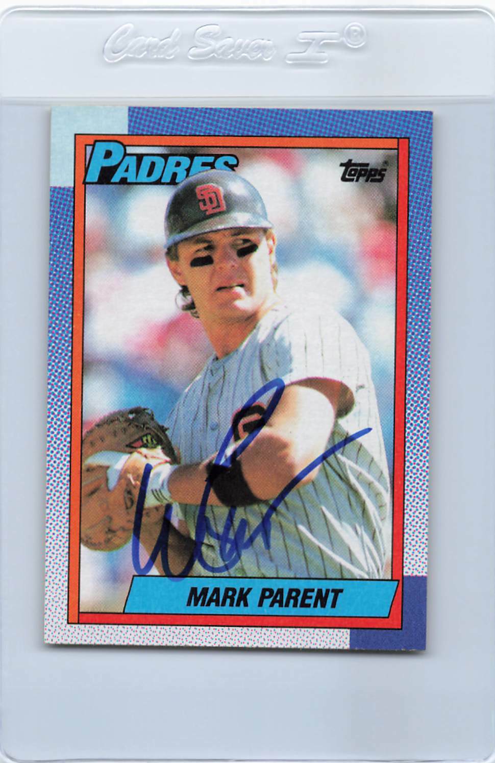 1990 Topps #749 Mark Parent Padres Signed Auto *F7097 | eBay