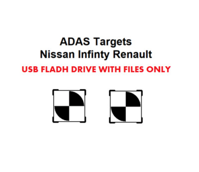 Nissan Renault Infiniti ADAS calibration targets-USB FLASH DRIVE ONLY ...