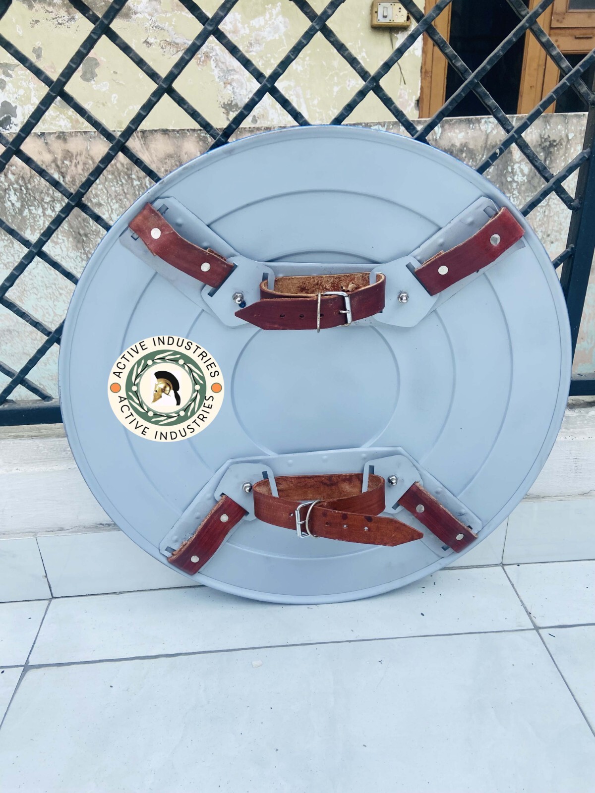 24" Medieval Captain America Round Shield Metal Blue Steel America ...