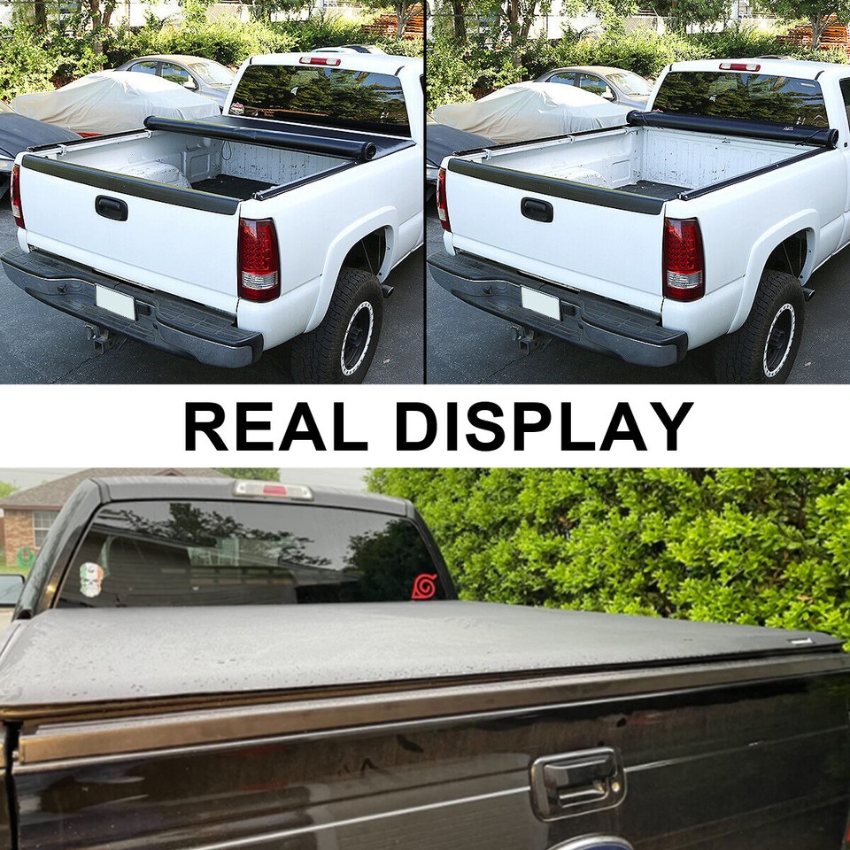 For 93-04 Ford Ranger Flareside / Splash Truck Bed Roll up 6FT Tonneau ...