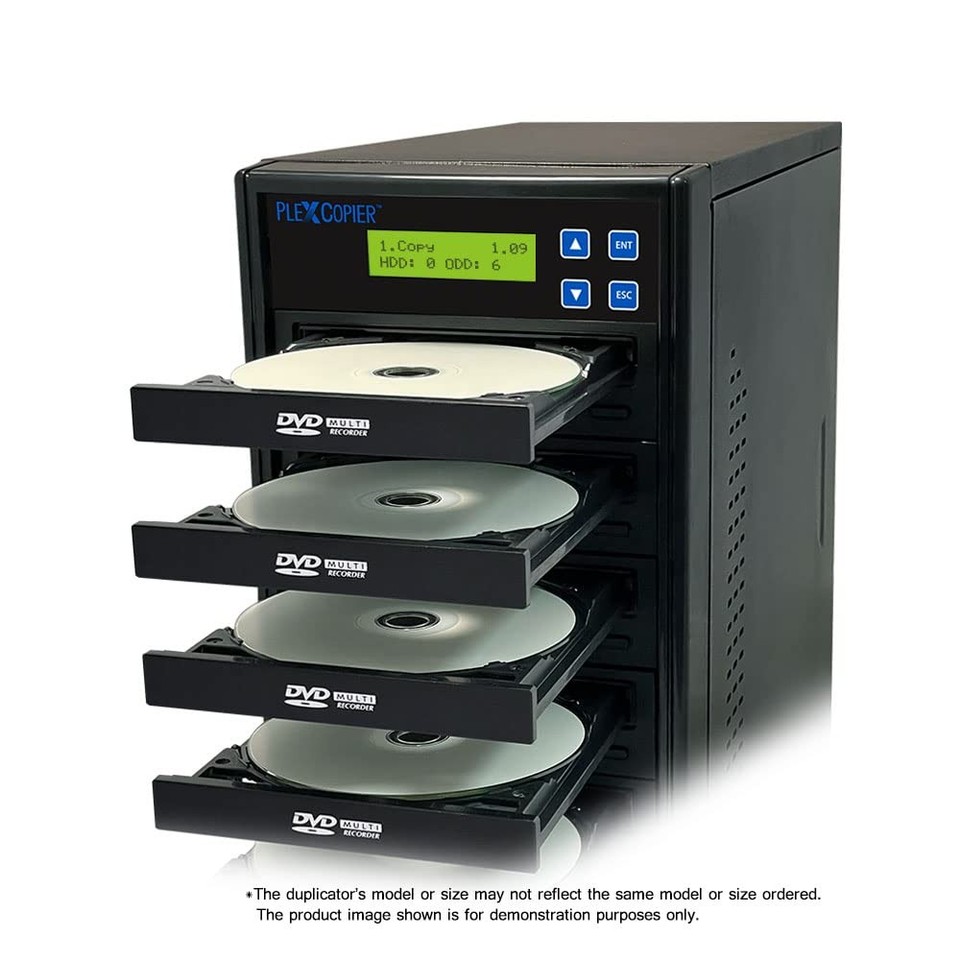 PlexCopier 24X SATA 1 to 5 CD DVD M-Disc Supported Duplicator Writer ...