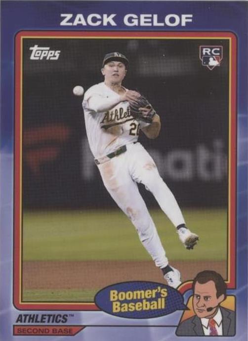 2024 Topps X Chris Berman Boomer's Baseball - Zack Gelof #58 (RC) for ...