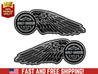 Vinyl Decals For Harley Tank set of 2 - Silver Dark Gray Flat Black ...