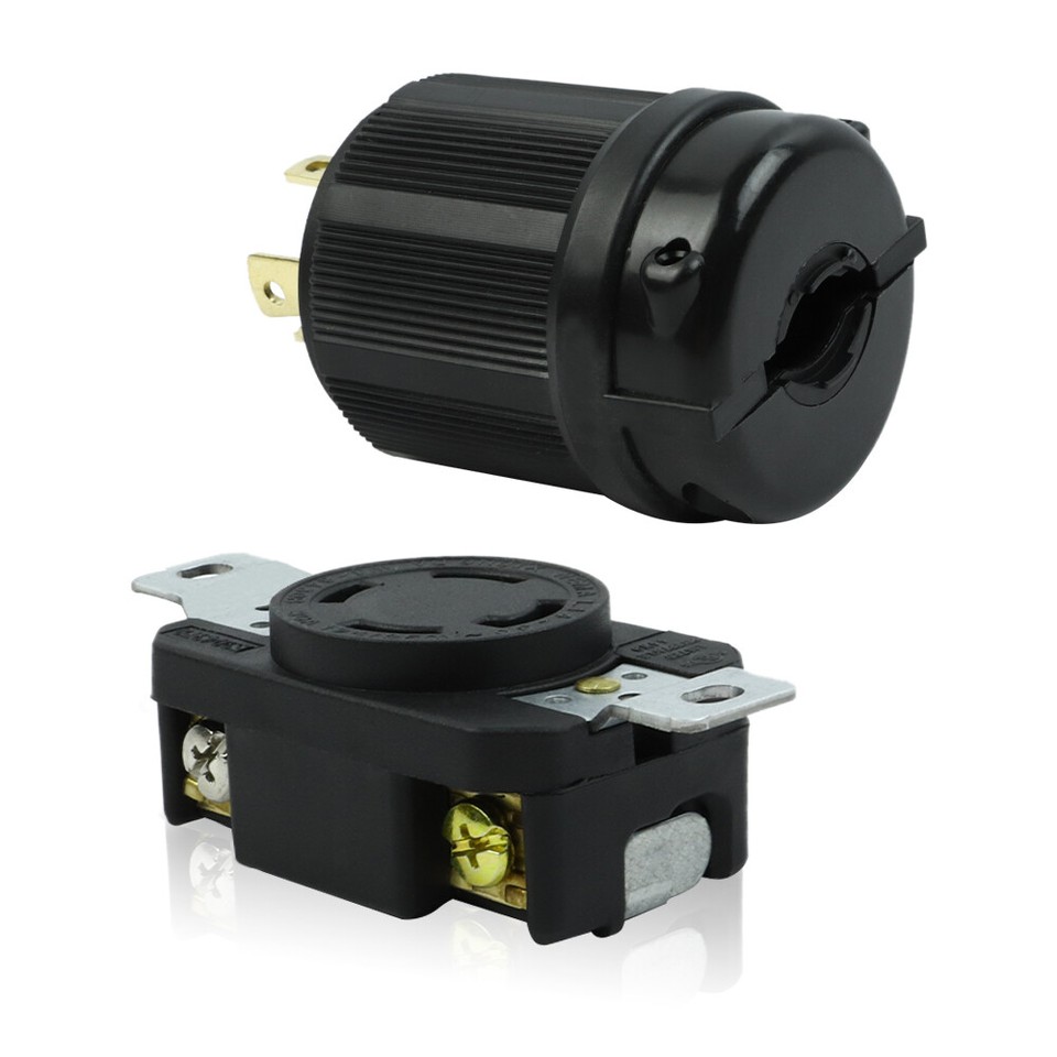 2PCS Generator Rv Ac Plug Socket L14-30 120V 220V Male and Female ...