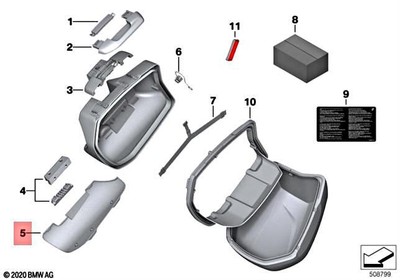 New BMW Genuine K49 K53 K54 0A14 0A15 0J73 Heat Resistant Plate ...