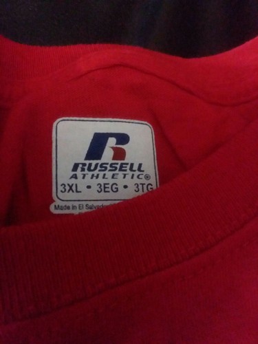 Russell Athletic pocket Tshirt various sizes colors xl 3xl 4xl new ...