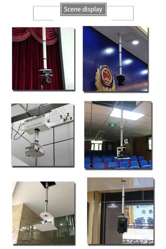 3M Projector Motorized Telescopic Hanger Bamboo Camera Ceiling Lift ...
