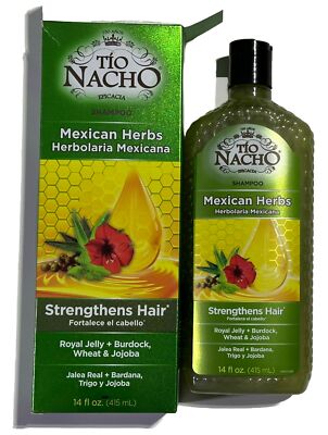 Tío Nacho Shampoo Mexican Herbs - Strengthens Hair Royal Jelly ...