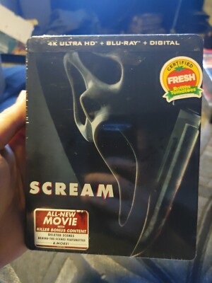 Scream [4K UHD+Blu-Ray+Digital] Exclusive Blu-Ray Steelbook - SEALED ...