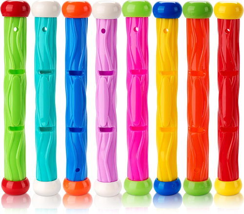 Diving Sticks Pool Toys, 8 Pcs Underwater Training Pool Dive Stick for ...