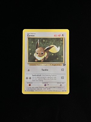 Pokémon TCG Eevee Team Rocket 55/82 Regular Unlimited Common | eBay
