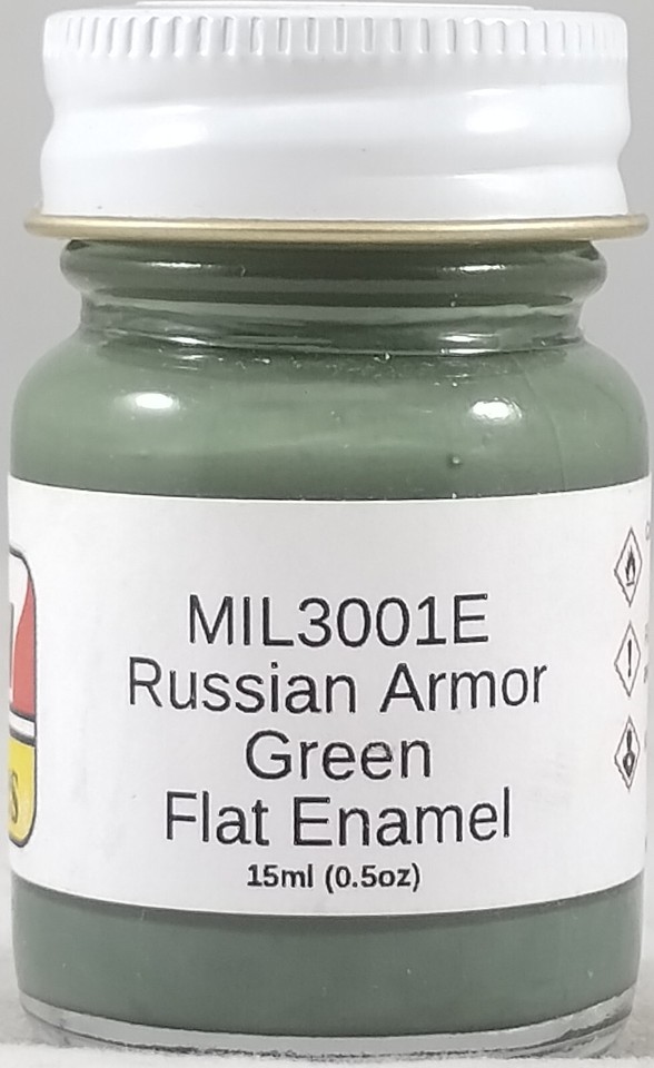 MCW Finishes MIL3001E Russian Armor Green Enamel Model Paint for ...