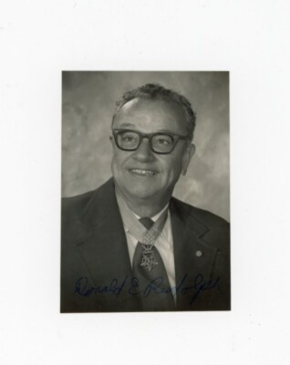 Donald Rudolph- Signed B&W Photograph (MOH) | eBay