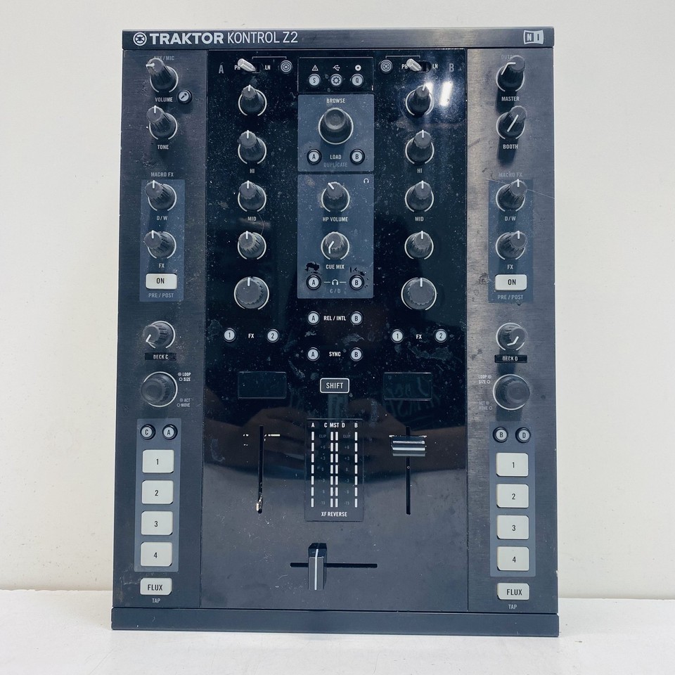 Native Instruments Traktor Kontrol Z2 Two Channel Road Ready DJ With ...