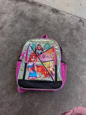 Used Winx Club Backpack Collectible Pink Bloom Stella Aisha 2013 Rare ...