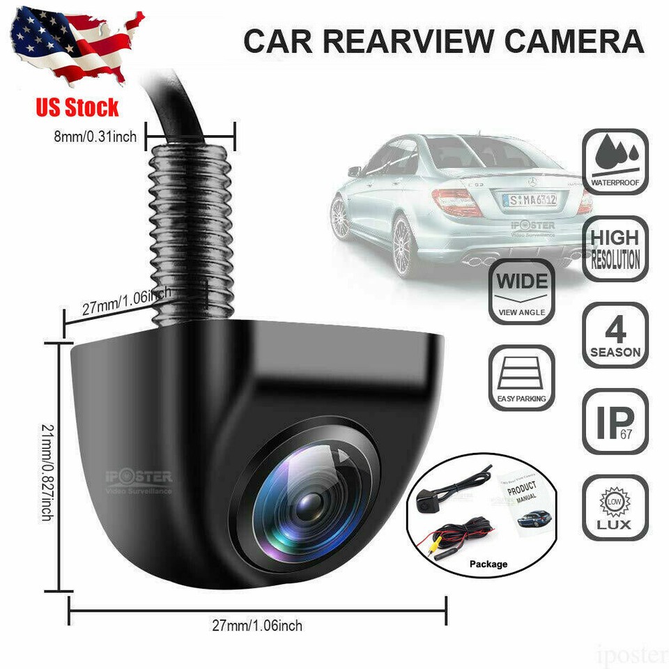 4.3" TFT LCD Screen Mirror Monitor + Car Rear View Reversing Backup ...