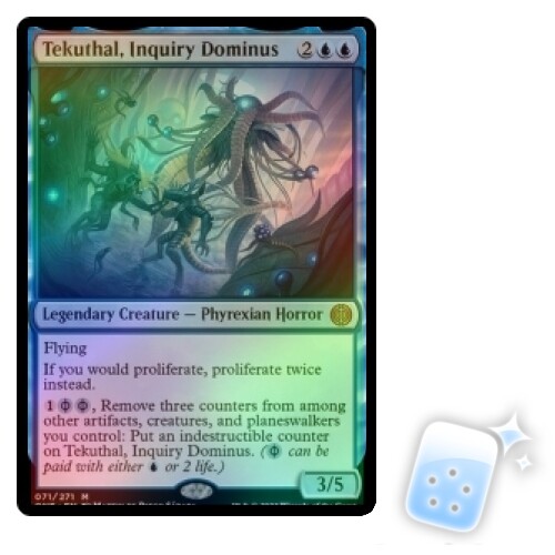 FOIL TEKUTHAL, INQUIRY DOMINUS Phyrexia: All Will Be One ONE Magic MTG ...