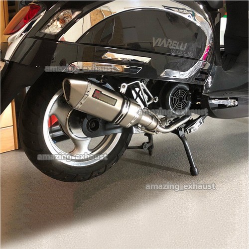 For Yamaha GY6 125 150cc Exhaust System Front Link Pipe 51mm Tips ...