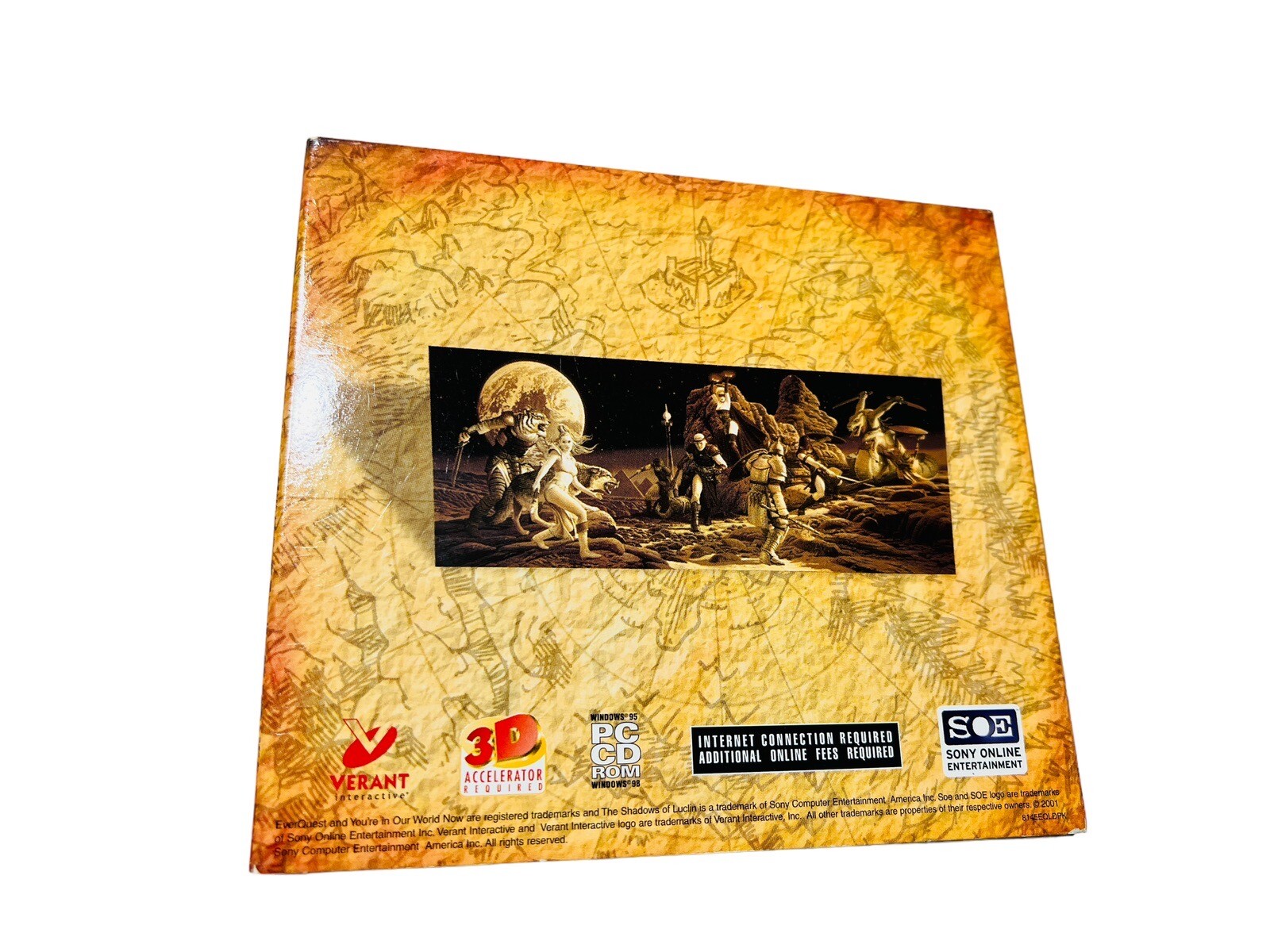 EverQuest ~ Shadows of Luclin ~ PC ~ 2001 ~ 3 Discs ~ Manual ~ Map ...